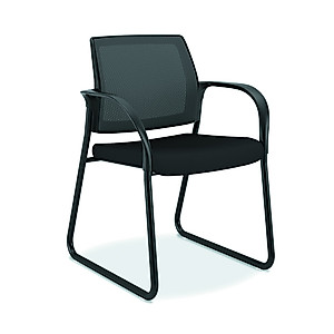 HON Ignition Sled Base Chair, Black CU10
