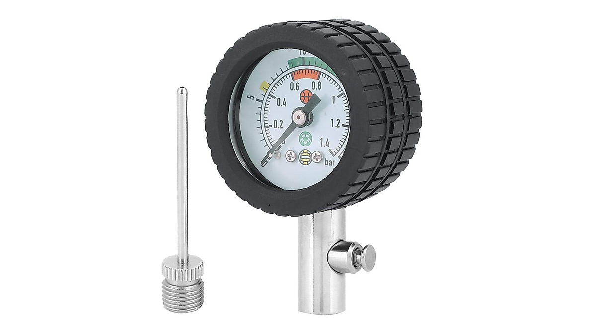 Stainless Steel Ball Pressure Gauge for Football & Sports Balls