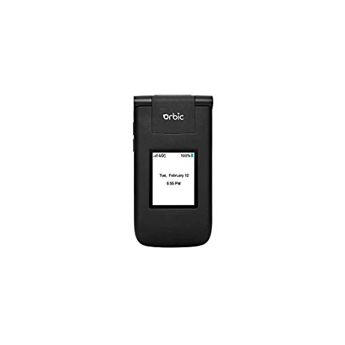 Orbic Journey V Verizon Postpaid 4g LTE Flip Phone - Black (Renewed)