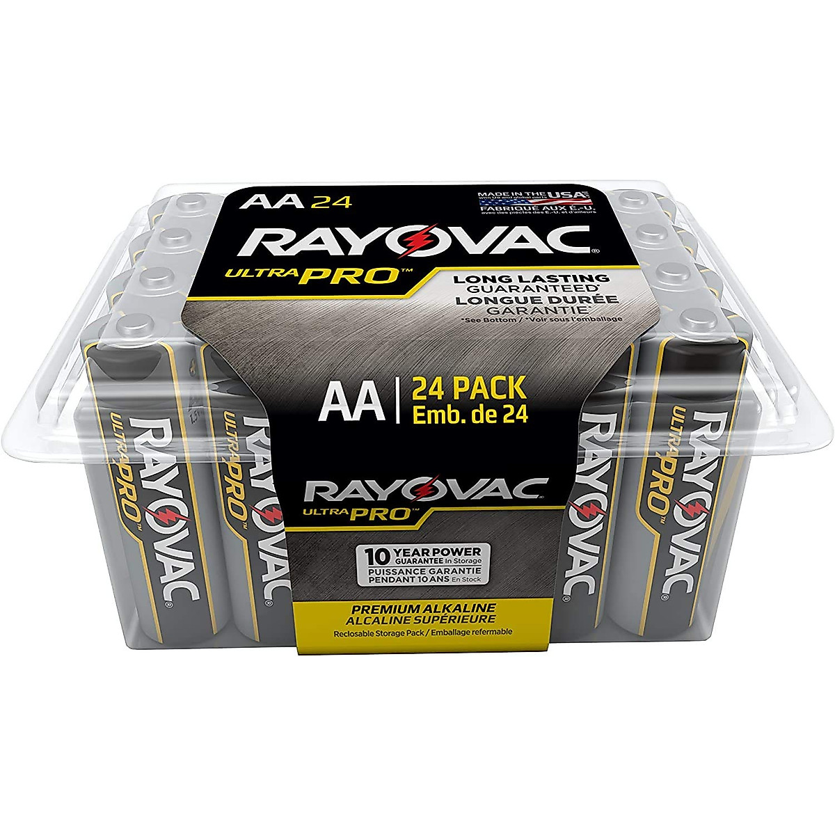 Rayovac Batteries ALAA-24F Ultra Pro AA Alkaline Batteries, AA (Pack of 288), Original Version (ALAA24-12)