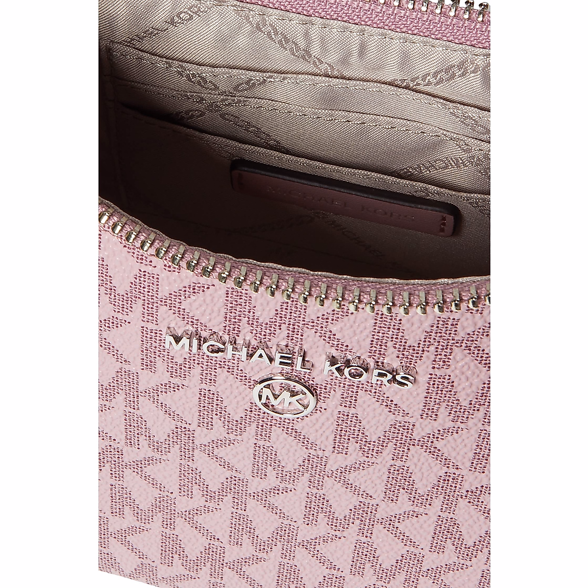 Michael Kors Jet Set Charm Small Chain Pouchette Royal Pink One Size