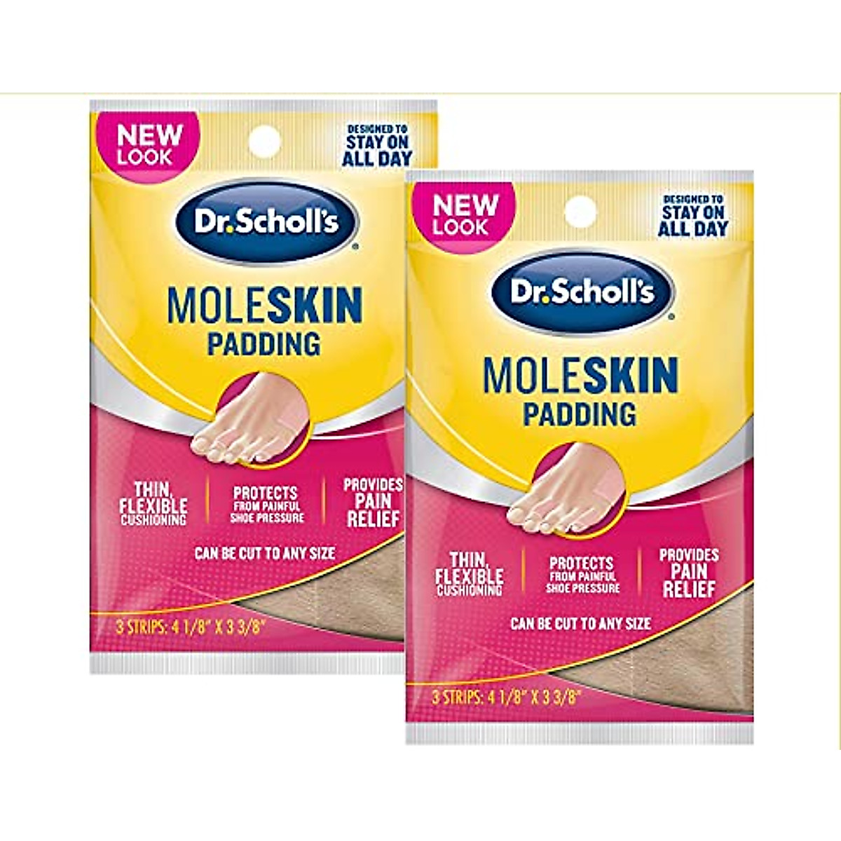 Dr. Scholl's Moleskin Plus (6 strips) by Dr. Scholl's