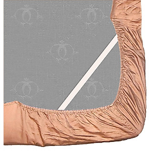 Clara Clark 1800 Series Bed Sheet Sets - Stay fit on Mattress with Elastic Straps at Corners - King, Light Blue Aqua