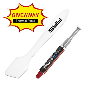 CPU Cooler, SYY 120MM RGB CPU Fan with 16.8 Million Colors 15 Addressable LED, Hydraulic Bearing, Quiet PC Cooler for Intel AMD Universal Socket