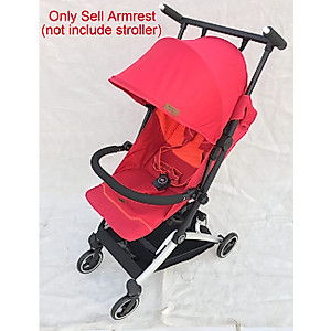 NW Baby Stroller Accessories Adustable Armrest ,Compatible with GB Pockit+ All City (EVA Armrest), 1 Count (Pack of 1)