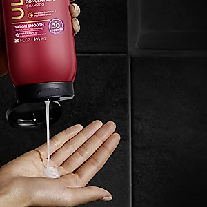 TRESemmé Ultra Keratin Smooth Concentrate Shampoo And Conditioner For Dry Hair Salon Smooth In 30 Secs, Fast-Lather And Fast-Detangle Technology, 2X More Washes Combo Pack, Red 20 Ounce (Pack of 2)