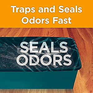 Arm & Hammer Clump & Seal AbsorbX Lightweight Quick Absorbing Scented Multi-Cat Clumping Cat Litter, 18 lb, Small