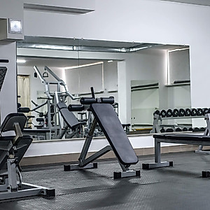 Fab Glass and Mirror Full Length Mirror 1/4" Thick Frameless Activity Mirror for Gym and Dance Studio Mirrors, Vanity Mirror - Flat Edge Standard Mirrors, 48" x 72"