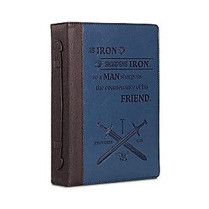 Mr. Pen- Bible Cover for Men, Large(PLEASE PAY ATTENTION TO SIZE), Faux Leather Bible Cover, Bible Cover, Bible Case, Bible Bag, Bible Case for Men, Bible Holder, Bible Carrying Case, Bible Cover Case