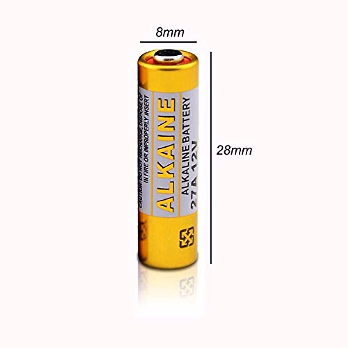 Cotchear 5Pcs 12V 27A Alkaline Battery 27A 12 Volt Batteries 27A 12V 21/23 E23A Alkaline Batteries