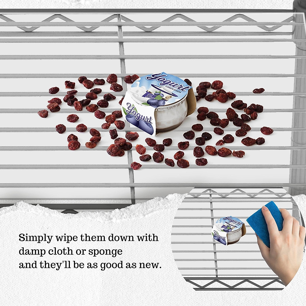 5 Pack of Wire Shelf Liners for Kitchen Closet Cabinet Shelves Fits 14" x 36", Transparent Clear Matte Finish Durable Waterproof Non-Adhesive and Unrolled Flat Shelf Liners