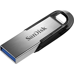 Sandisk Ultra Flair USB Flash Drive, 64 GB, Silver (SDCZ73-064G-A46)