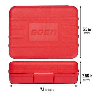 BOEN 8 Piece Impact Socket Adapter and Reducer Set, 1/4" 3/8" 1/2" 3/4" Drive Socket Adapter Set with Durable Case for Impact Driver Conversions (Upgraded)