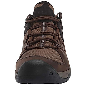 KEEN Men's Steens WP Hiking Shoe, Brown, 9.5