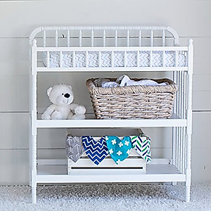 Baby Changing Pad Covers - 2 Pack - for Boys Girls Neutral - Soft Jersey Knit Cotton (Blue/Grey) Baby Changing Table Cover by Ziggy Baby