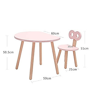 Walnut Kids Table and Chairs Writing Table Desk Solid Wood Children's Desks and Chairs Study Game Writing Kids Reading Table