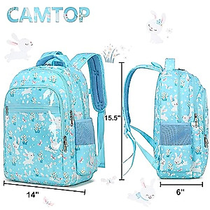 CAMTOP Preschool Backpack for Kids Girls Boys Toddler Backpack Kindergarten School Bookbags(Age 3-8 Year)