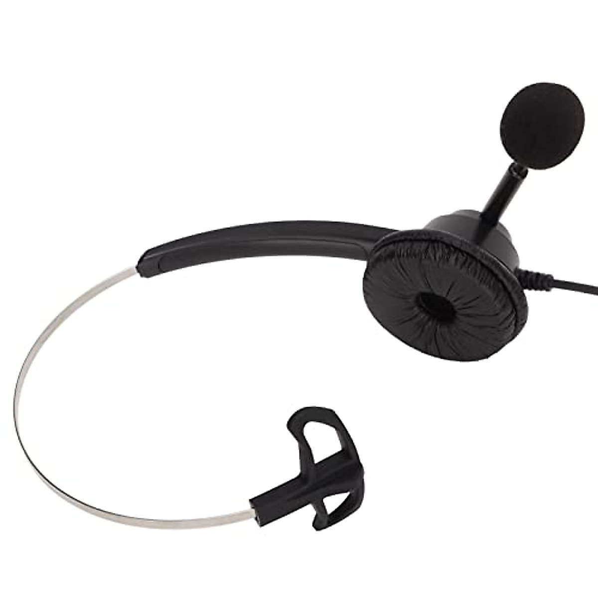 YYOYY Business Headset, 2.5mm Computer Headphones with HD Noise Canceling Microphone, for Call Center, Customer Service, Office, Super Light, Ultra Comfort