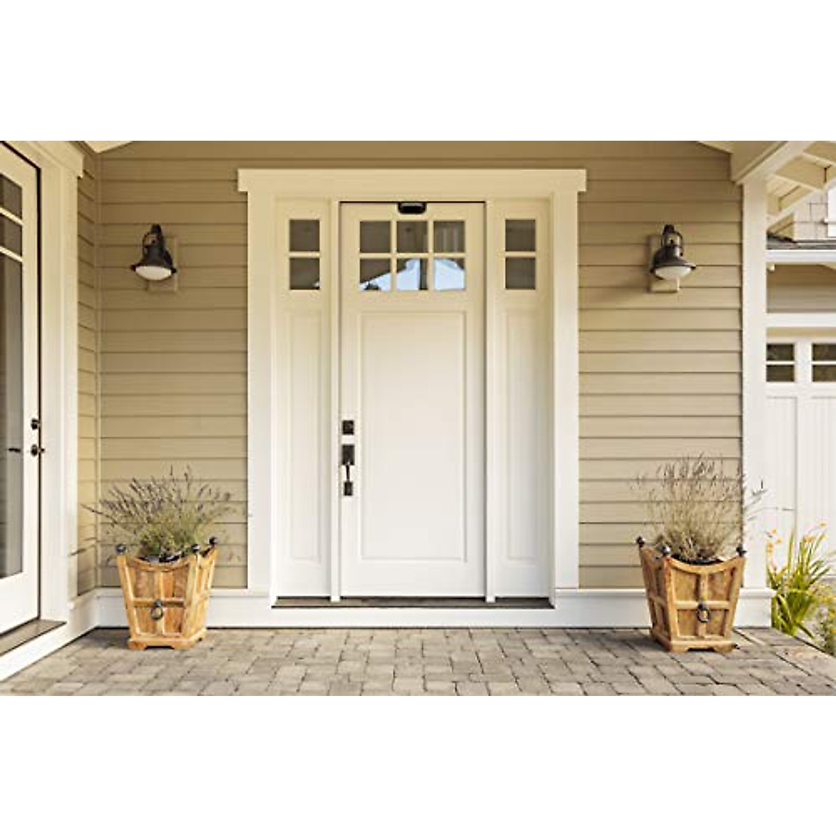 Remo+ DoorCam 2 Wireless Over-The-Door Smart Security Camera with 1080p HD Video, Motion Sensor, 2-Way Talk, and Alexa Enabled (No Monthly Fees) (Free Cloud Storage), Dark Grey