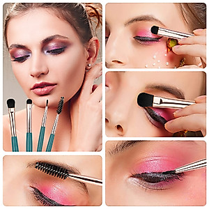 Makeup Brushes Set Professional - Make up Brush Set 24pcs Foundation Eyebrow Blush Concealer Face Powder Eye Shadows Eyeliner Highlight Brush Kit