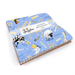 Susybee Farm Friends 5in Squares - 42pcs