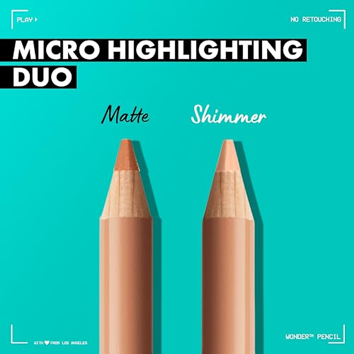 NYX PROFESSIONAL MAKEUP Wonder Pencil, Multi-Use Micro Highlighter & Concealer Stick - Light