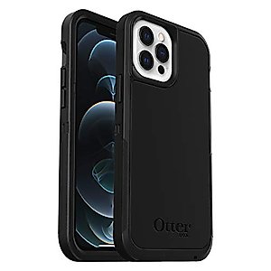 OtterBox Defender XT, Rugged Protection with MagSafe for iPhone 12 Pro Max - Black - Non-Retail Packaging