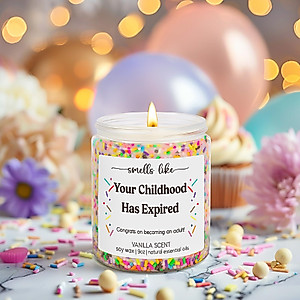 GSPY 18th Birthday Candles - 18th Birthday Gifts for Girls, Boys - 18 Year Old Girl Birthday Gifts - Funny Turning 18, Happy 18th Birthday Gifts for Daughter, Son, Granddaughter, Niece, Friend