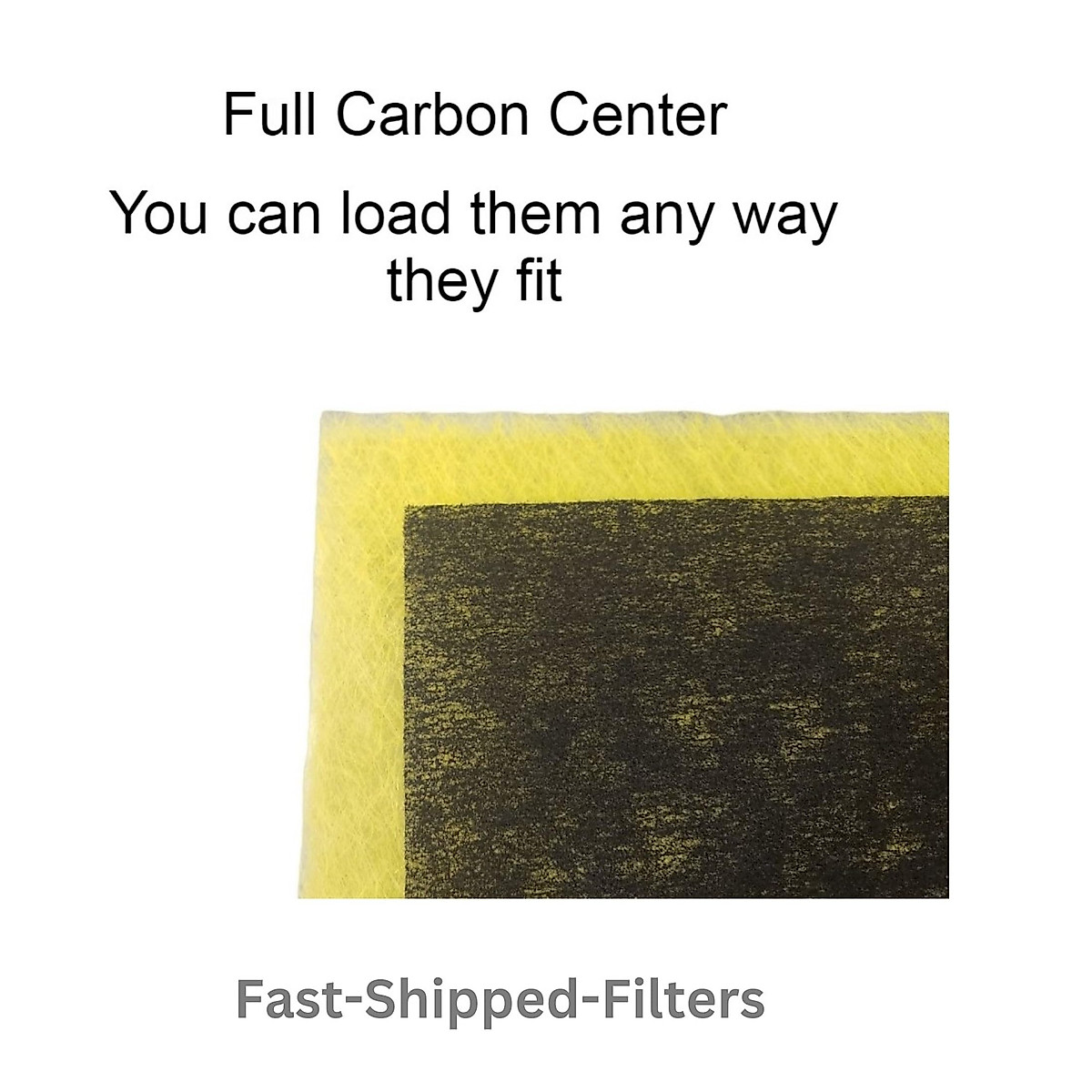 6 - 20x20 MicroPower Guard Air Cleaner Replacement Filters Actual filter size is 18.5x17.5 Yellow