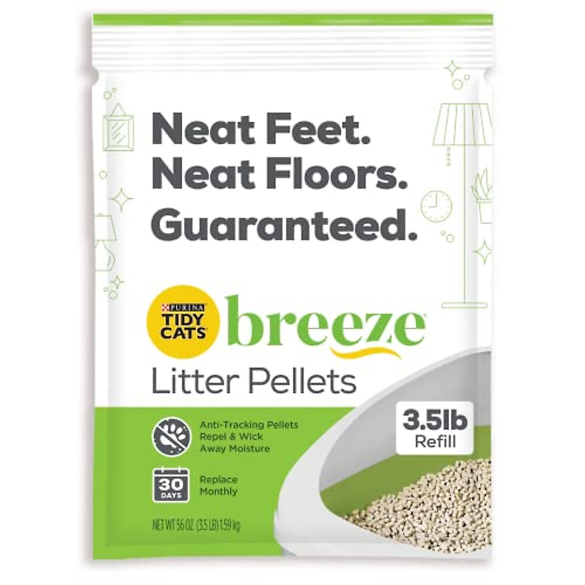 Purina Litter Tidy Cat Breeze Pellets, 3.5 lb
