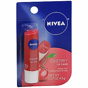 NIVEA Lip Care Balm Cherry - .17 oz, Pack of 2