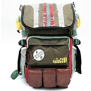 StarW Boba Cosplay Backpack Mens Outdoor Travel Casual Bag Laptop Laptops Knapsack