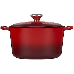 Le Creuset Enameled Cast Iron Signature Deep Round Oven, 5.25qt., Cerise