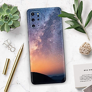 DesignSkinz Reach for The Stars Protective Vinyl Decal Wrap Skin Cover Compatible with The Samsung Galaxy S20 (Screen Trim & Back Glass Skin)