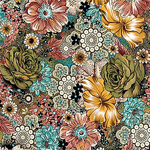 xackcme Flowers Diamond Painting Kits for Adults-Flowers Diamond Art Kits for Adults, Flowers Gem Art Kits for Adults for Gift Home Wall Decor(14x14inch)
