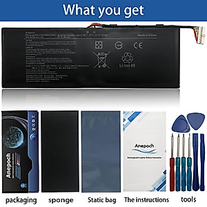 Anepoch PA5209U-1BRS Laptop battery Replacement for Toshiba Satellite L10-B003 L10W-C L10W-B L10T L10W L15W-B L15W-B1208X L15W-B1302 L15W-B1310 Radius 11 L10W-C P000627450 P000627450 7.2V 28Wh 3684mAh