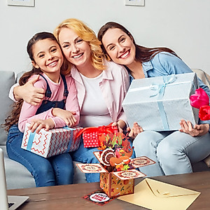 Kesote Thanksgiving Pop Up Card with Envelope, Thanksgiving Greeting Cards Thank You Cards, 3D Thankful Cards for Thanksgiving, Pop Up Happy Thanksgiving Card for Kids Employees