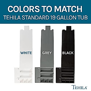 JS Jackson Supplies Tehila Black Wall Mounting Kit for Utility Sink, Floating Sink Converter for Laundry Room, Garage, Workshop, and More