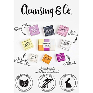 Cleansing & Co Natural Shampoo Bar and Conditioner Bar 6 Piece Sampler - Eco-Friendly, Zero Waste, 100% Compostable, Hand Made Bar Shampoo and Conditioner Bar Set for Hair (3xShampoo & 3x Conditioner)