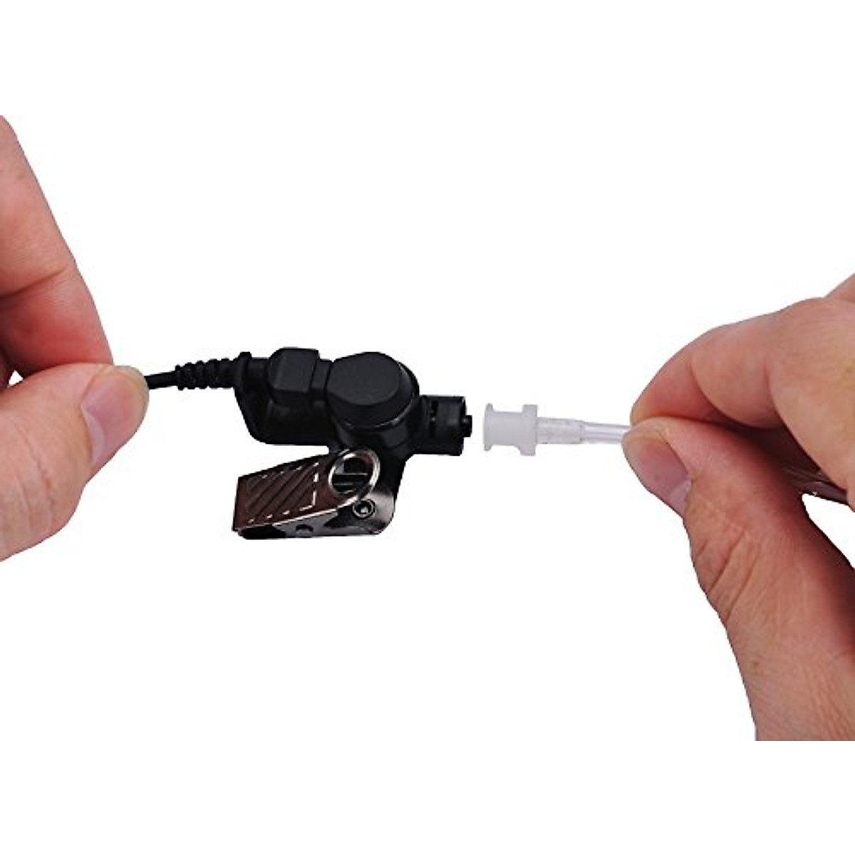 JEUYOEDE Replacement Acoustic Tube Compatible with Motorola Kenwood Two Way Radio Earpiece or Surveillance Kit Headset (2 Packs)