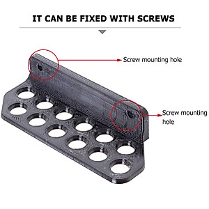 BESPORTBLE 1 Pair Wall-Mounted Arrow Bow Rack ABS 12 Arrow Wall Holder Arrow Display Hanger Archery Accessories