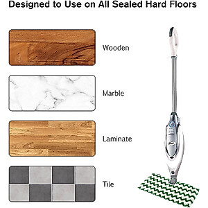 3 Pack Compatible Shark Replacement Mop Pads Steam Pocket Mops S3500 Series S3501 S3601 S3550 S3901 Green