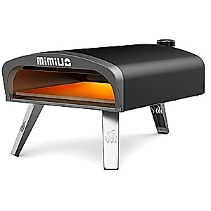 Mimiuo Outdoor Gas Pizza Oven - Portable Propane Pizza Ovens for Outside - Professional Pizza Stove with Oven Cover, Pizza Stone and Pizza Peel - (Classic G-Oven Series)