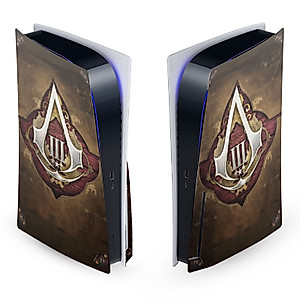 Head Case Designs Officially Licensed Assassin's Creed Freedom Edition III Graphics Matte Vinyl Faceplate Sticker Gaming Skin Decal Cover Compatible With Sony PlayStation 5 PS5 Disc Edition Console