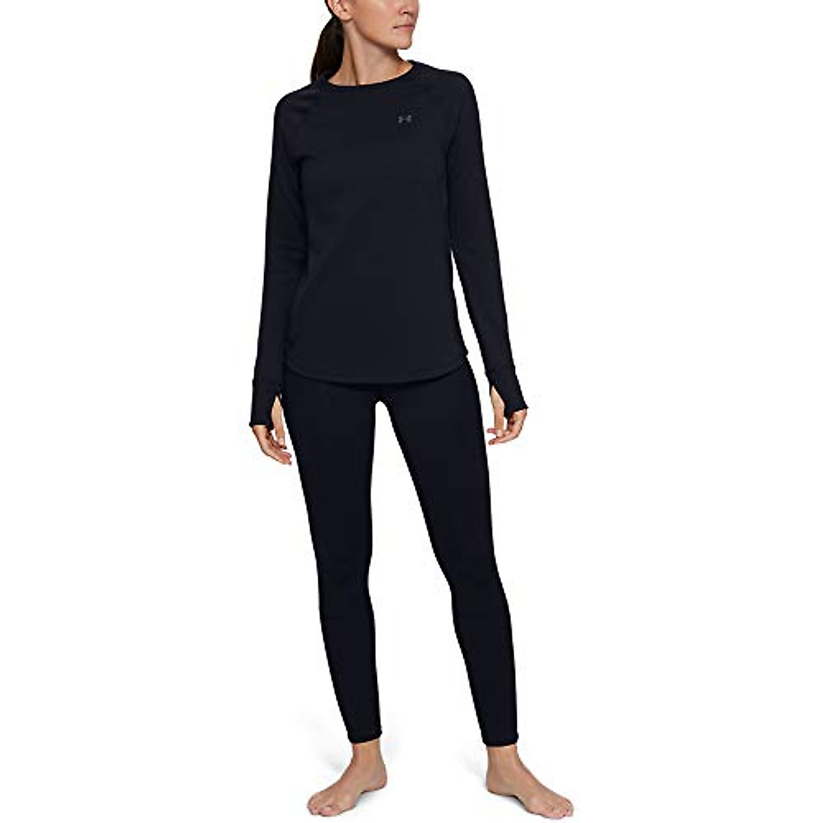 Under Armour Women's ColdGear® Base 4.0 Crew MD Black