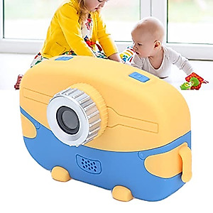 Kids Camera, 2 to 3 Hours Battery Life USB Charging Anti Fall Mini Portable Kids Digital Camera for Boys Girls Birthday (Blue) Cameras