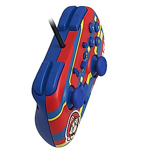 HORI Nintendo Switch HORIPAD Mini (Mario) Wired Controller Pad - Officially Licensed By Nintendo