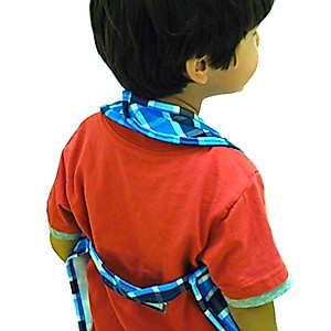 Bib-On, Full-Coverage Bib and Apron Combination for Infant, Baby, Toddler Ages 0-4. (Dinosaurs)