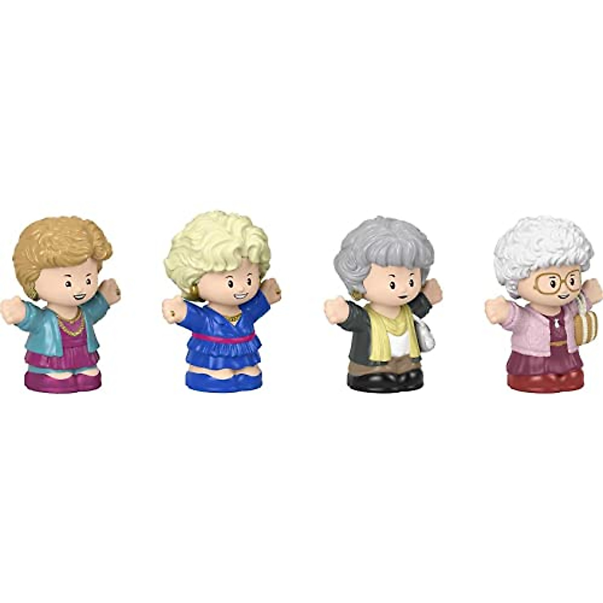 Little People Collector Dorothy, Blanch, Rose Sophia - the Golden Girls Special Edition Figure Set with 4 Character Figurines in a Gift Package