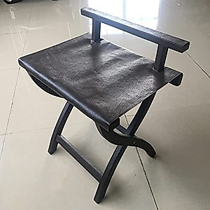 HAVMAK Guest Room Luggage Rack, Folding Suitcase Stand Luggage Rack, Folding with Back Curve Leg Luggage Rack Suitcase Stand Wooden Luggage Rack for Hotel Room (Color : Brown, Size : 60x45x67.5cm)